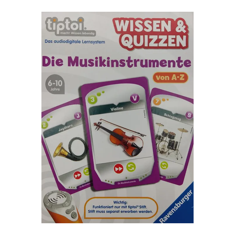 Wirhelfen.shop - tiptoi® Wissen & Quizzen - Die Musikinstrumente von A ...
