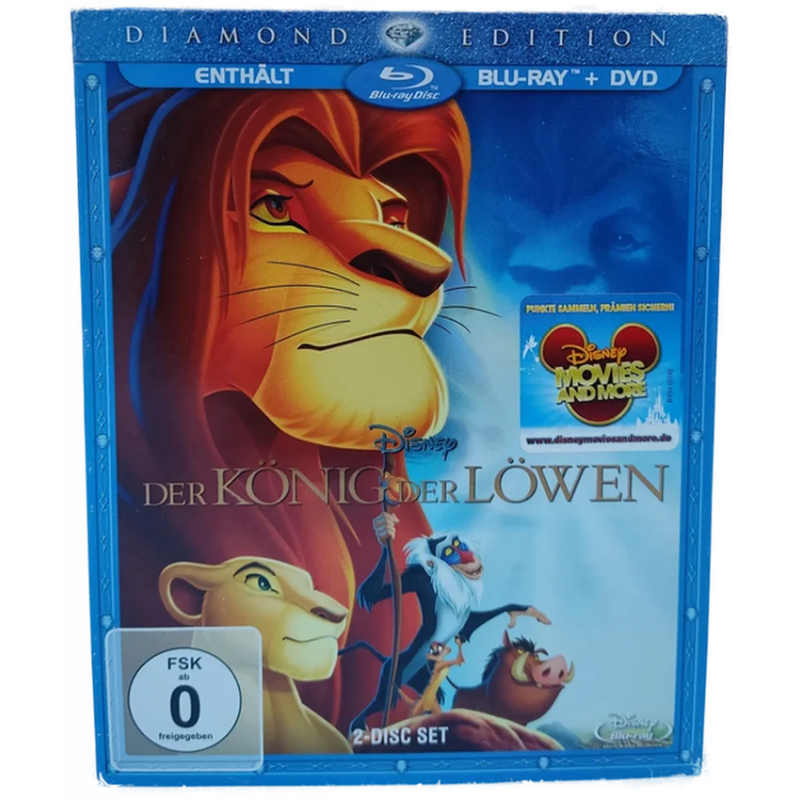 Wirhelfen.shop - Disney Blue Ray + DVD Diamond Edition "Der König der ...